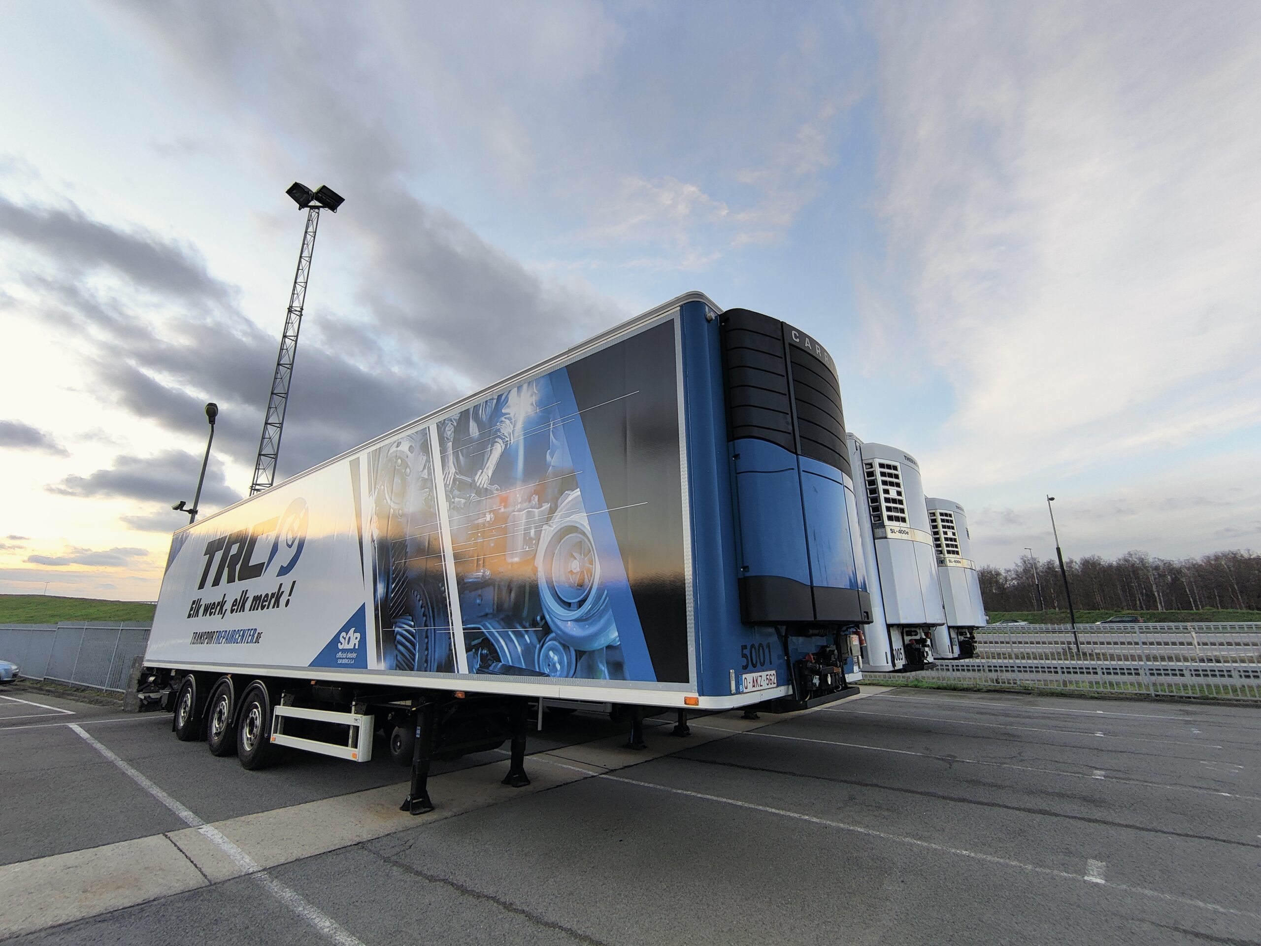 Verhuur koeltrailers - Transport repair center